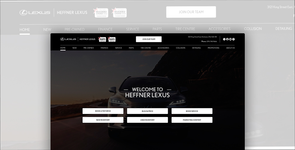 Heffner Lexus: New & Used Lexus Dealership | Kitchener, ON.